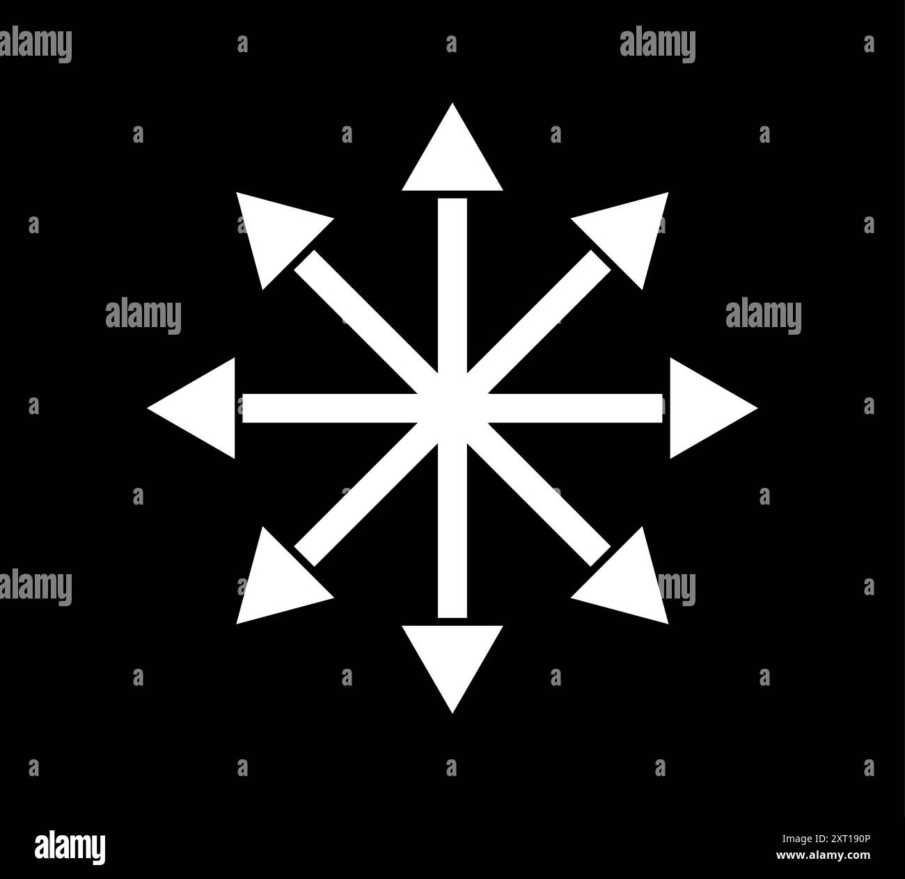 Multidirectional arrows Stock Vector Images - Alamy