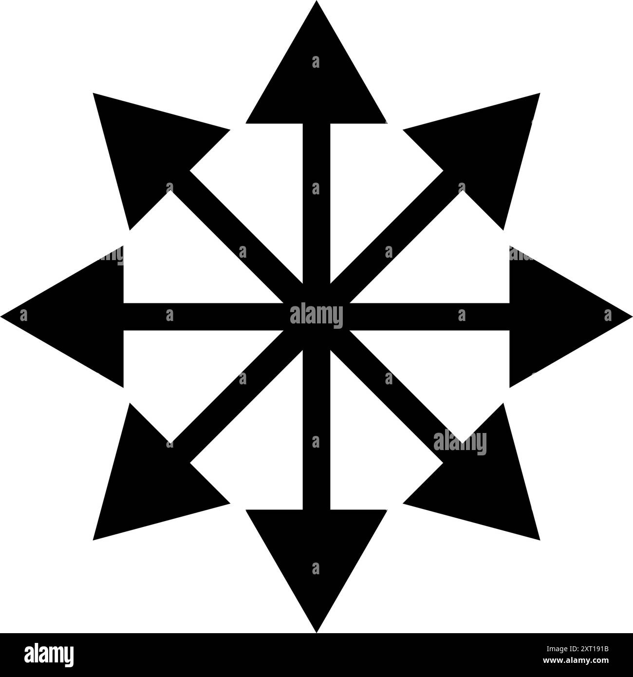 Multidirectional arrows Cut Out Stock Images & Pictures - Alamy