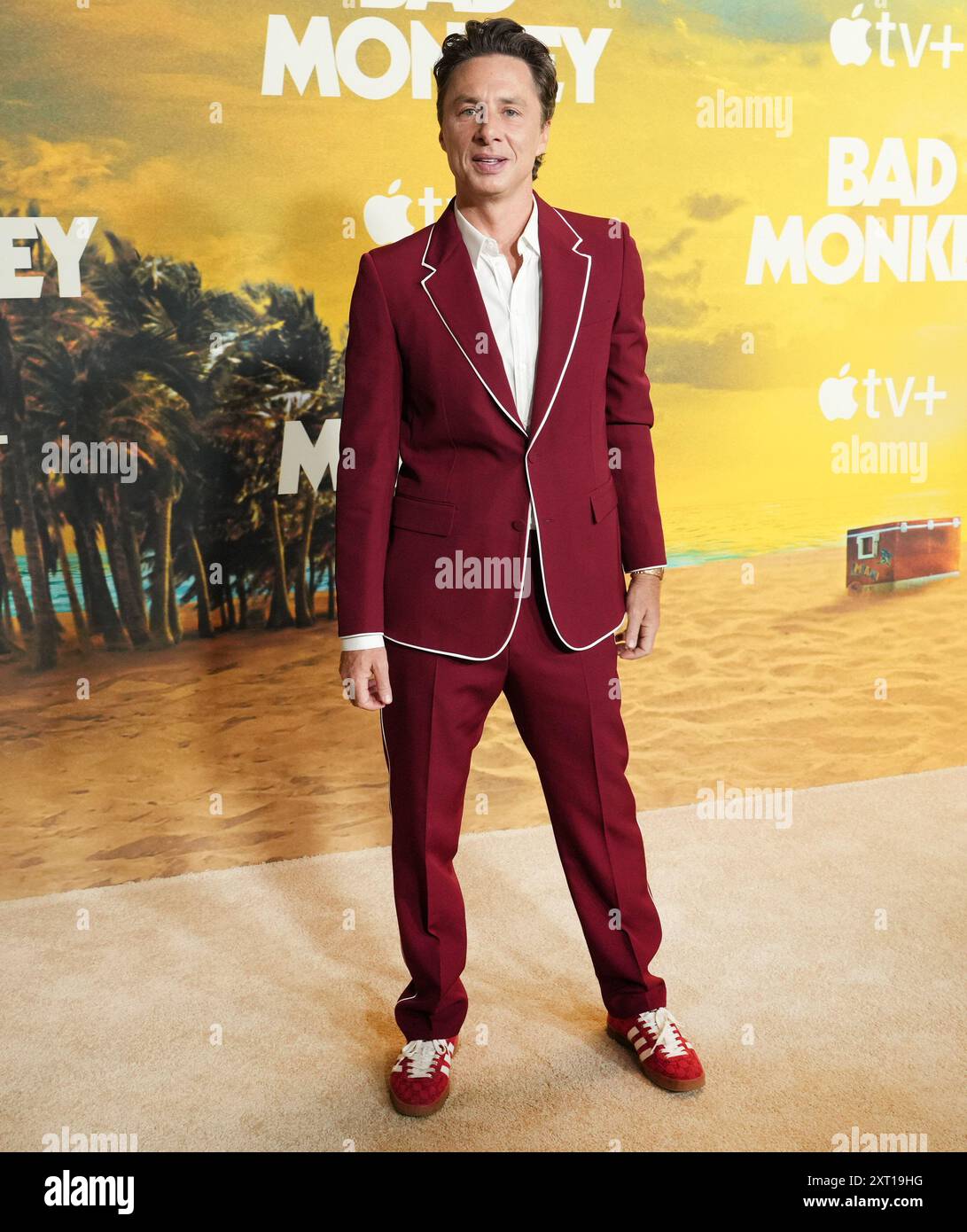 Zach Braff arrives at the Apple TV+'s Series BAD MONKEY Premiere held ...