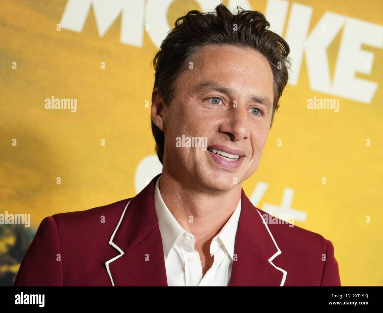 Zach Braff arrives at the Apple TV+'s Series BAD MONKEY Premiere held ...