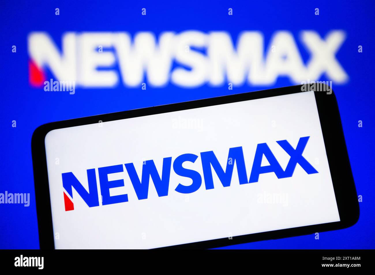 Newsmax logo hi-res stock photography and images - Alamy
