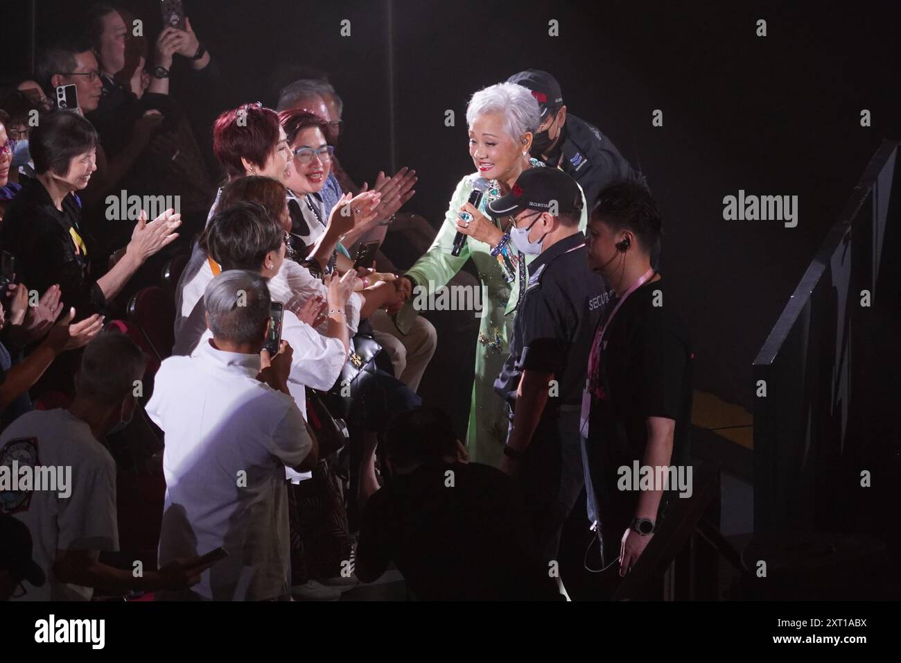 Hong Kong English pop and Cantopop singer Frances Yip Lai-yee holds a concert in Hong Kong ...