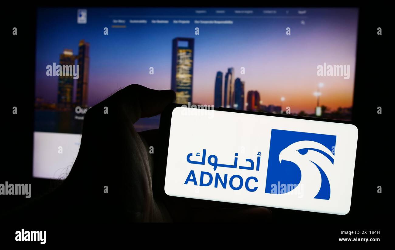 Adnoc logo hi-res stock photography and images - Alamy