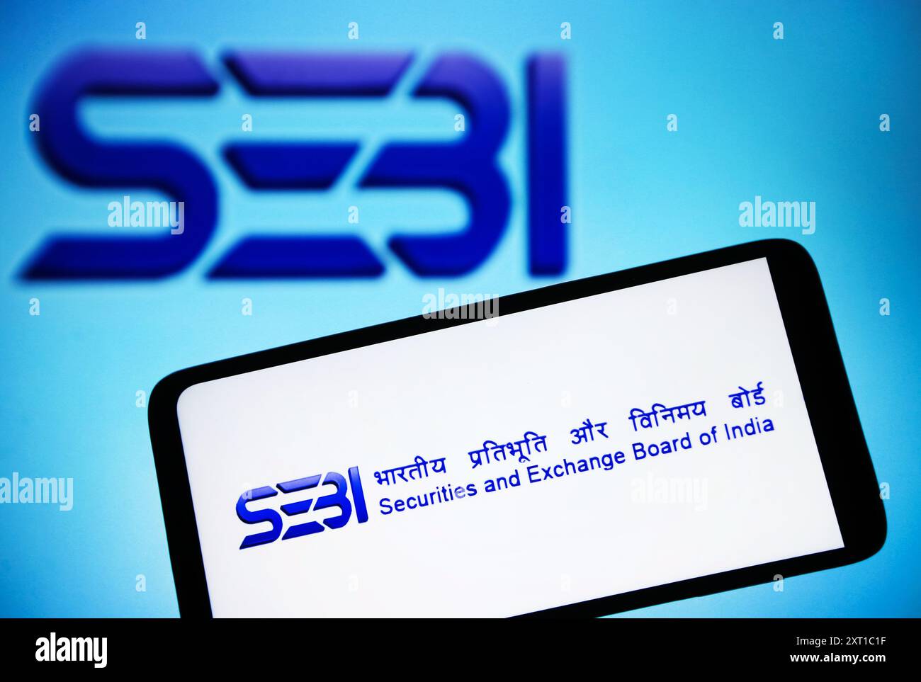 Ukraine. 12th Aug, 2024. In this photo illustration, a Securities and ...