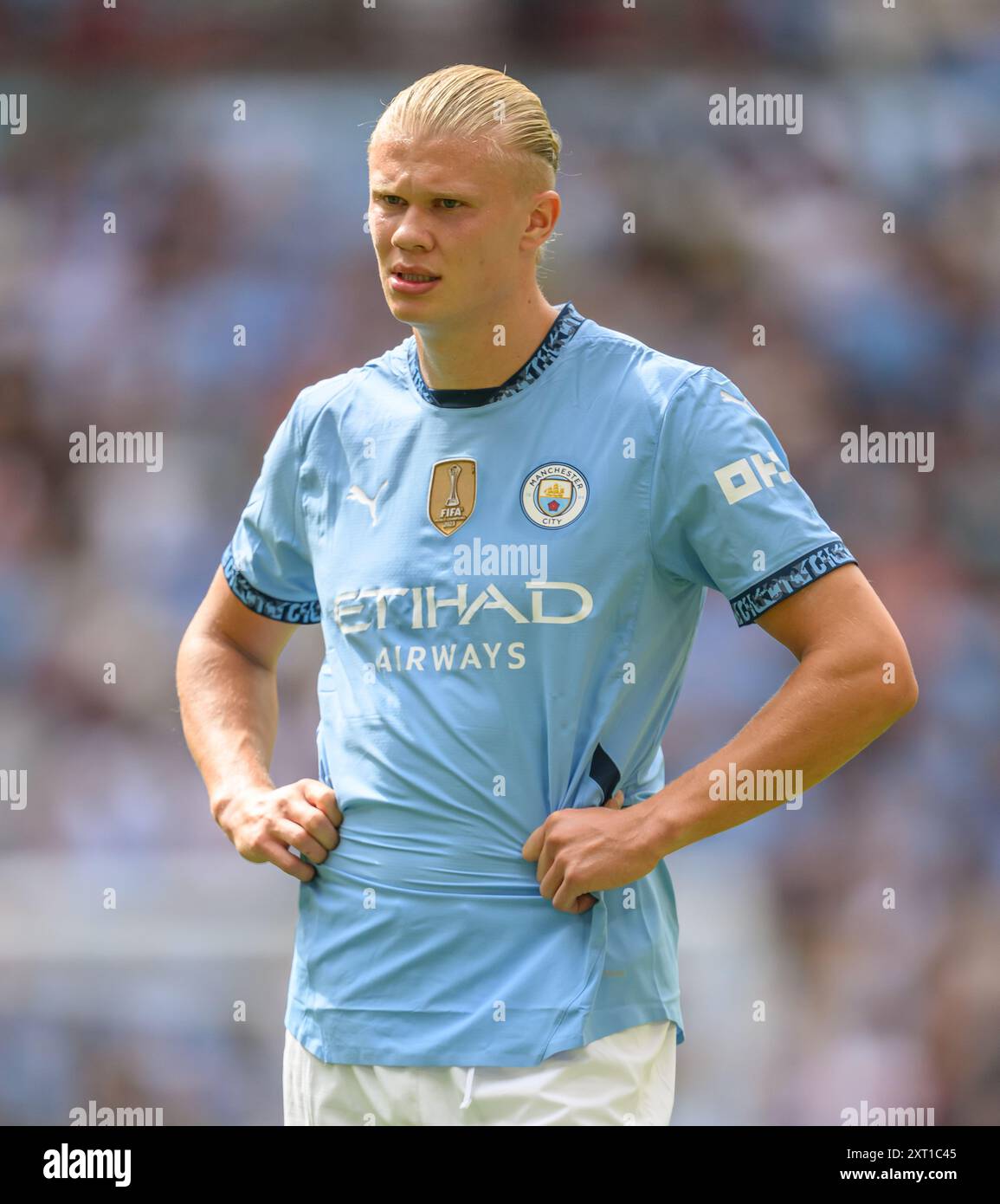 London, UK. 10th Aug, 2024 - Manchester City v Manchester United ...