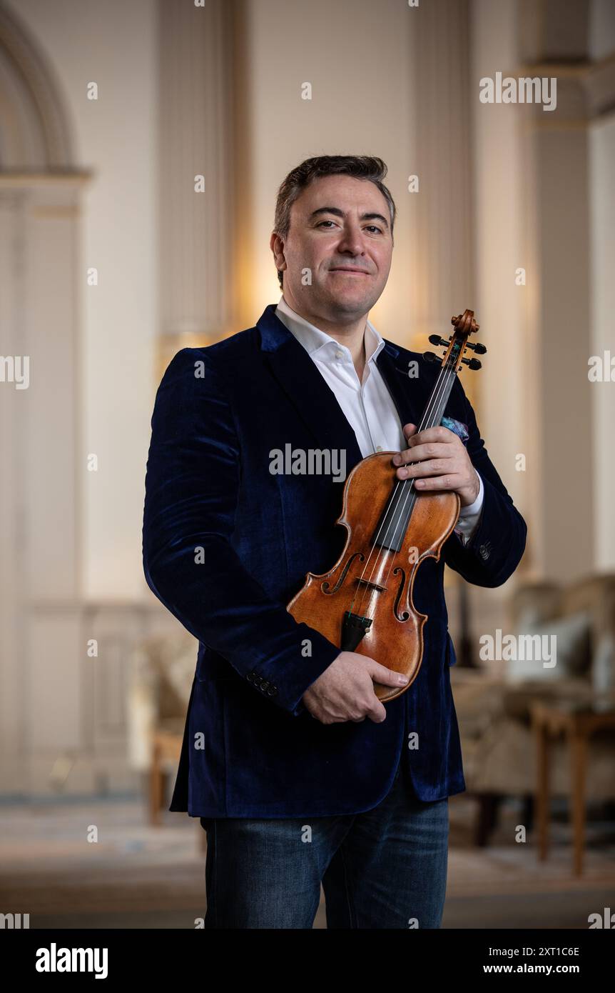 Maxim Vengerov, photographed at The Oxford & Cambridge Club, Pall Mall ...