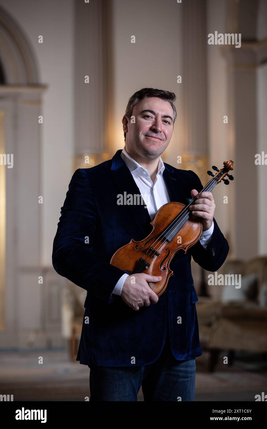 Maxim Vengerov, photographed at The Oxford & Cambridge Club, Pall Mall ...