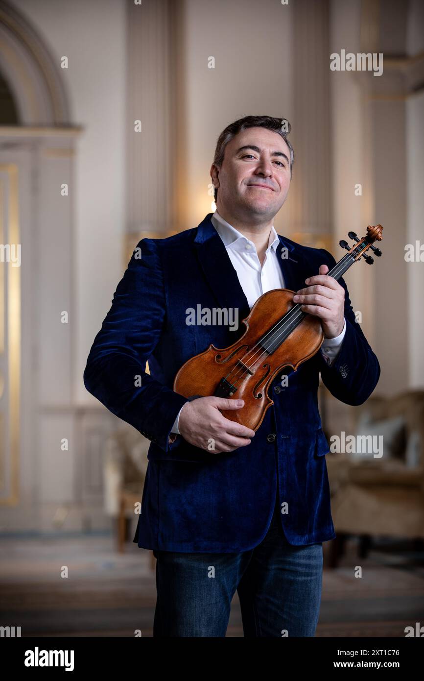 Maxim Vengerov, photographed at The Oxford & Cambridge Club, Pall Mall ...