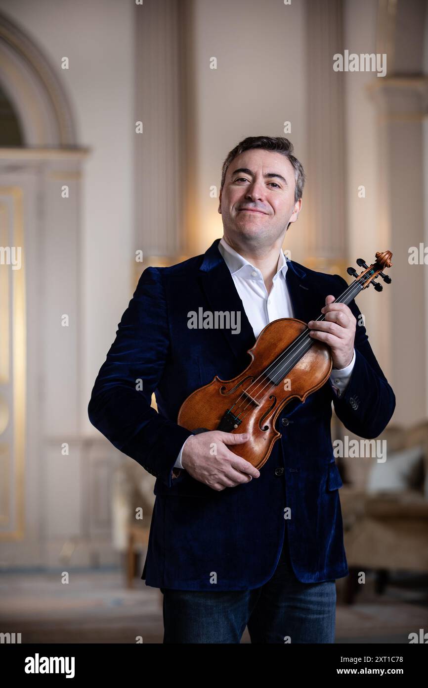 Maxim Vengerov, photographed at The Oxford & Cambridge Club, Pall Mall ...