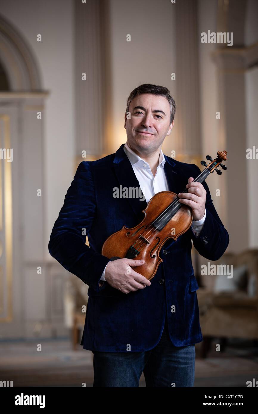 Maxim Vengerov, photographed at The Oxford & Cambridge Club, Pall Mall ...