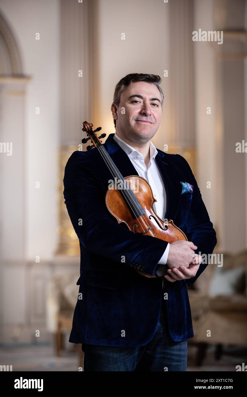 Maxim Vengerov, photographed at The Oxford & Cambridge Club, Pall Mall ...