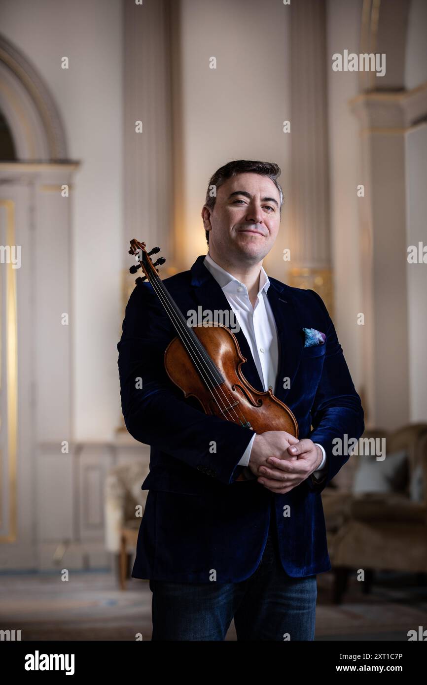 Maxim Vengerov, photographed at The Oxford & Cambridge Club, Pall Mall ...