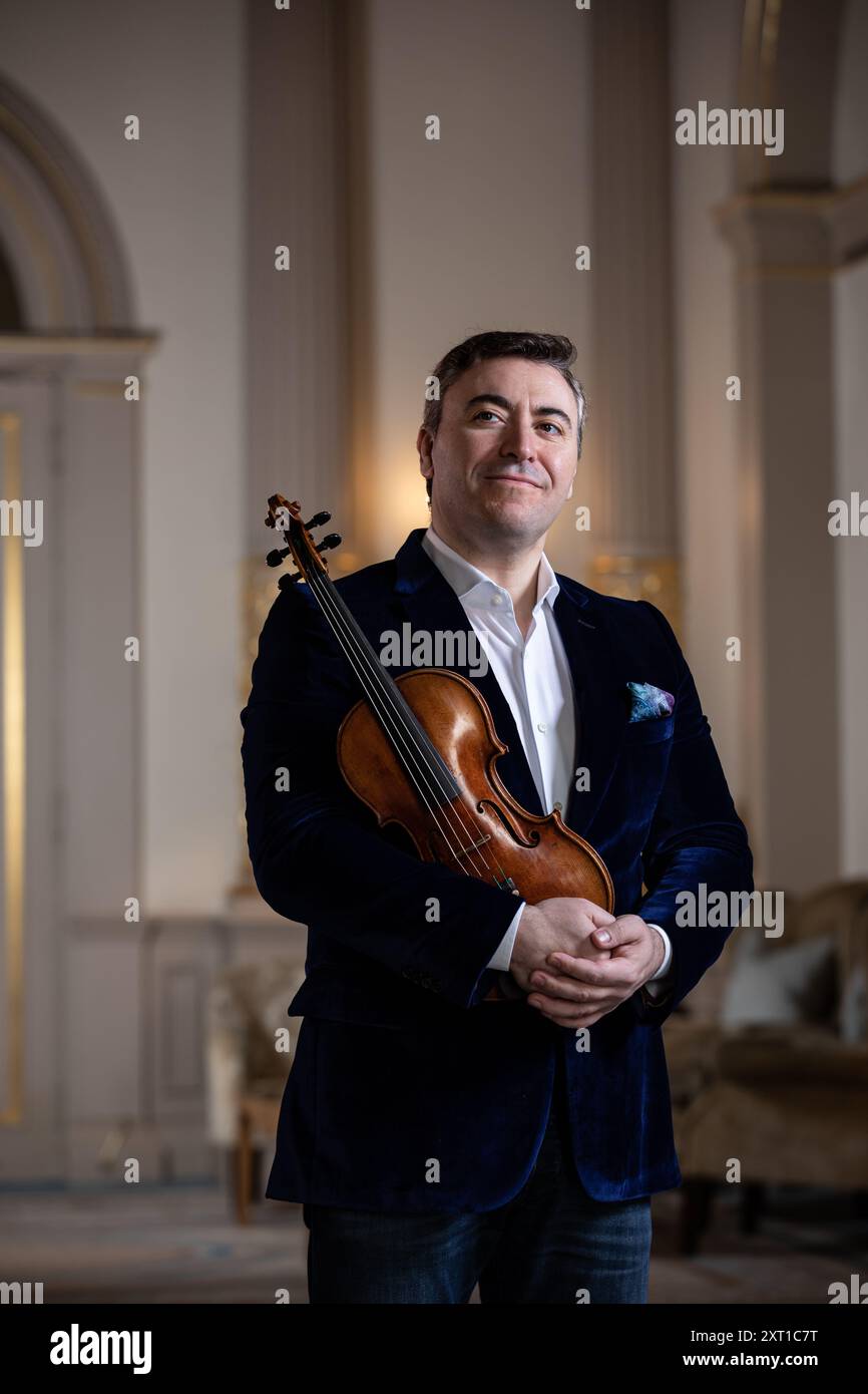 Maxim Vengerov, photographed at The Oxford & Cambridge Club, Pall Mall ...