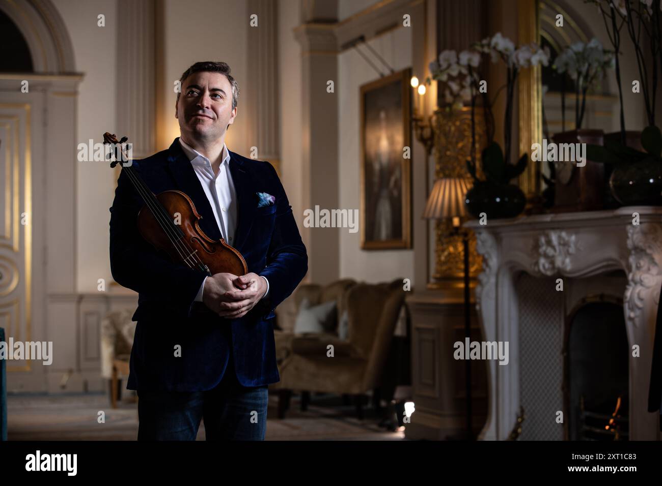 Maxim Vengerov, photographed at The Oxford & Cambridge Club, Pall Mall ...