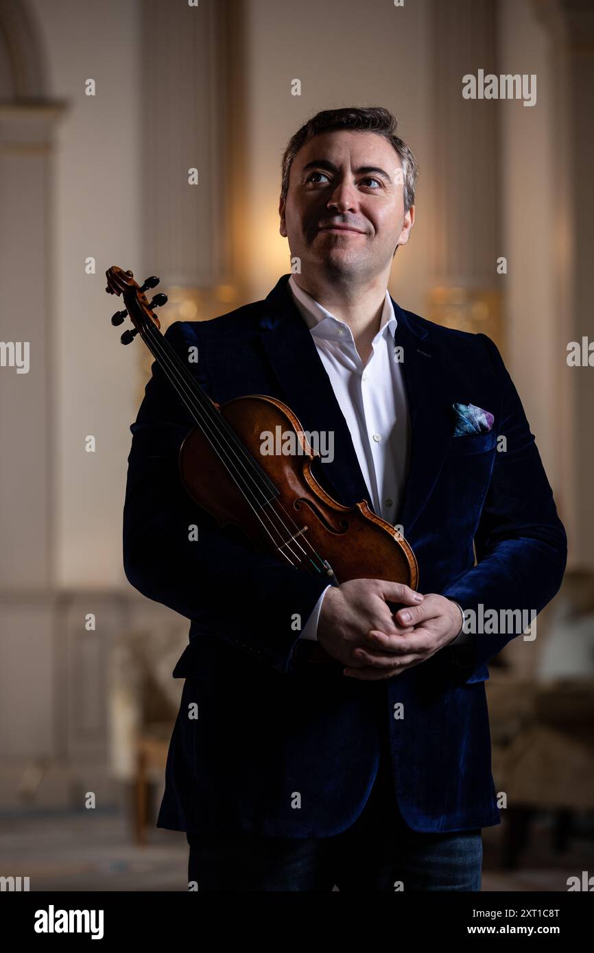 Maxim Vengerov, photographed at The Oxford & Cambridge Club, Pall Mall ...