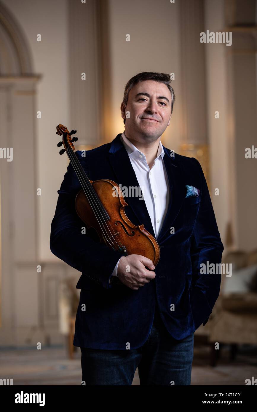 Maxim Vengerov, photographed at The Oxford & Cambridge Club, Pall Mall ...