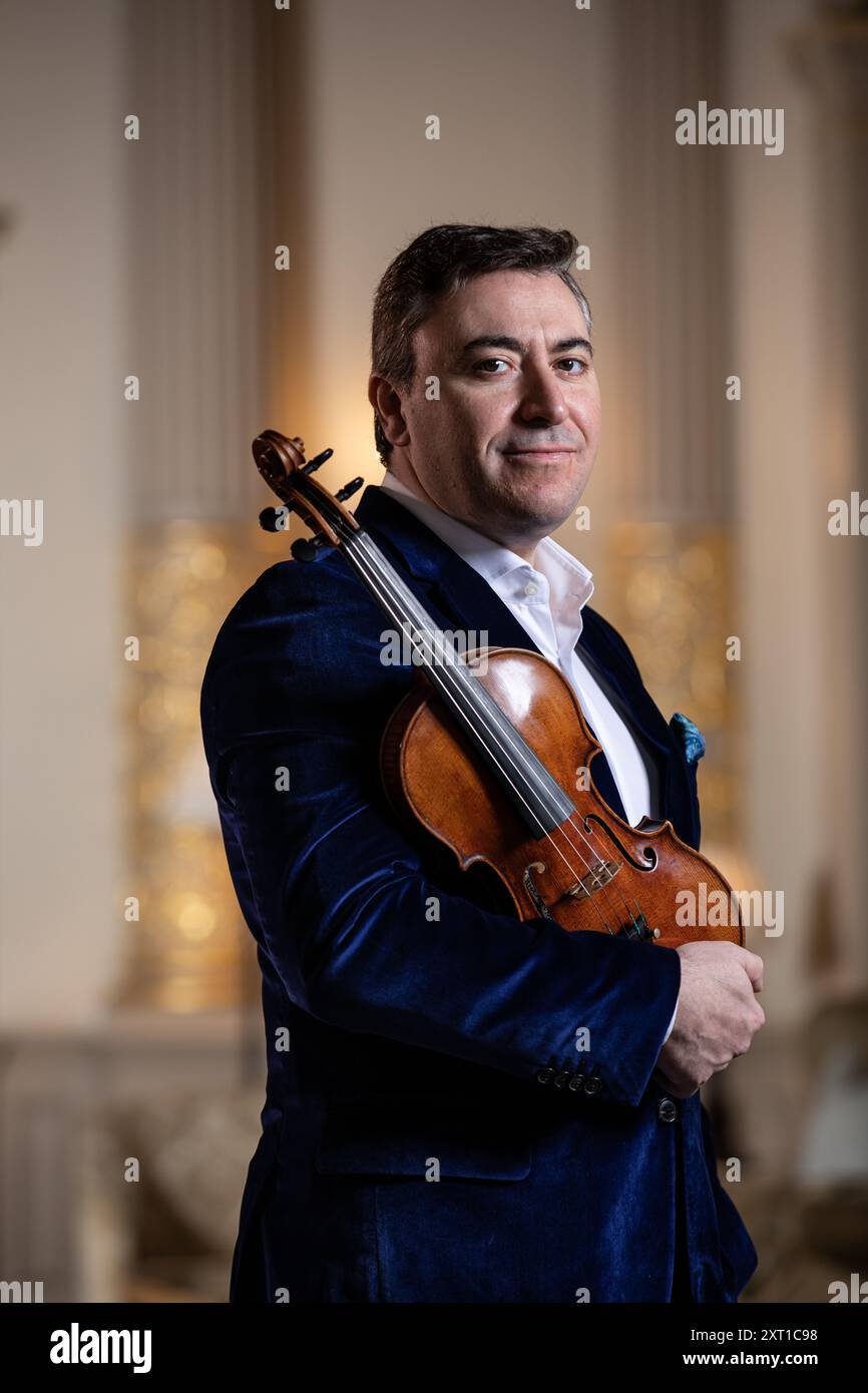 Maxim Vengerov, photographed at The Oxford & Cambridge Club, Pall Mall ...