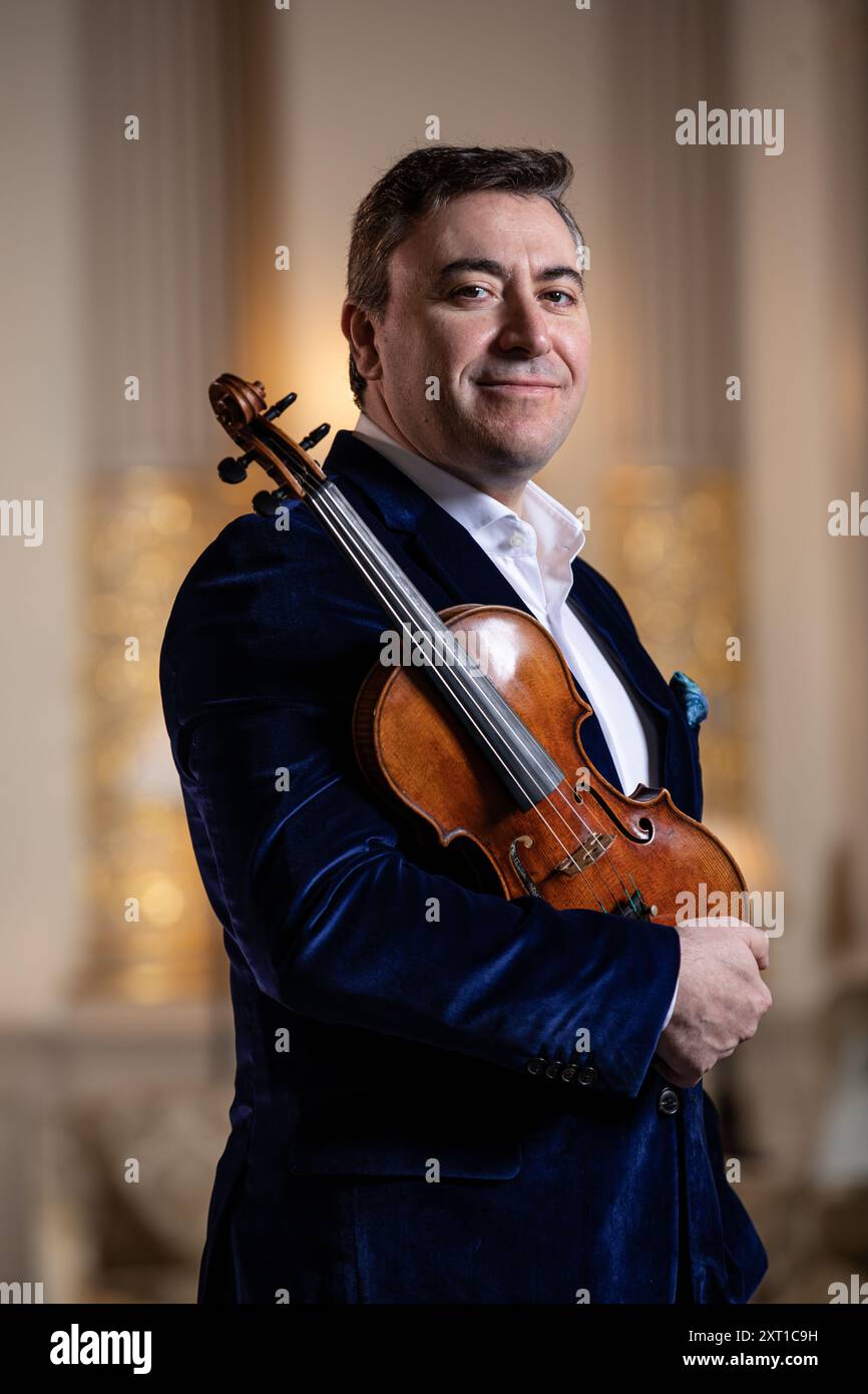Maxim Vengerov, photographed at The Oxford & Cambridge Club, Pall Mall ...