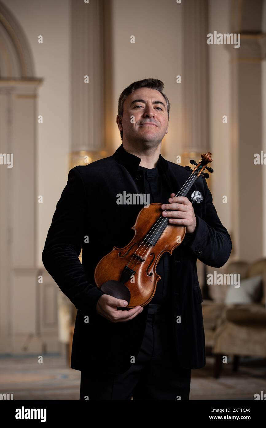 Maxim Vengerov, photographed at The Oxford & Cambridge Club, Pall Mall ...