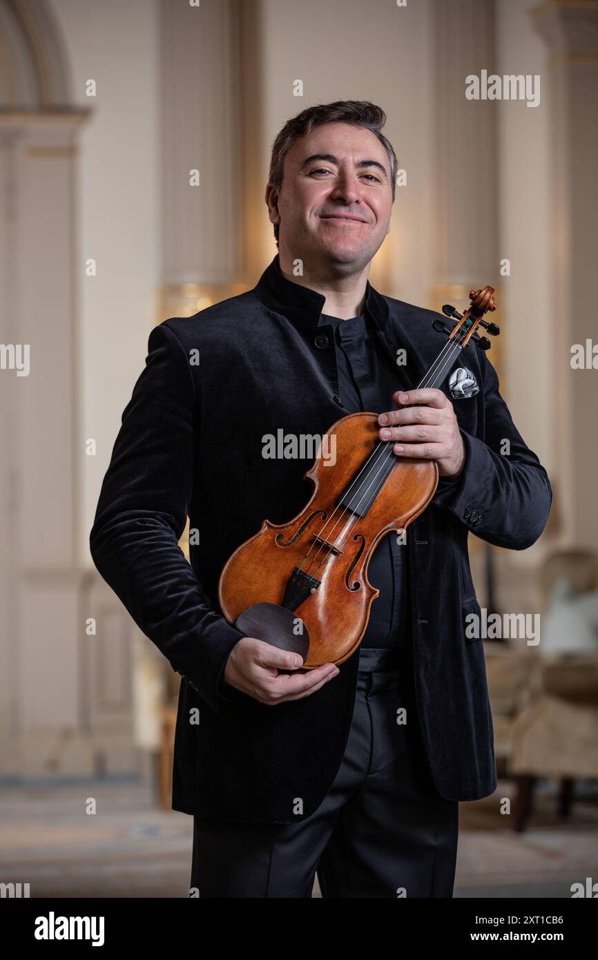Maxim Vengerov, photographed at The Oxford & Cambridge Club, Pall Mall ...