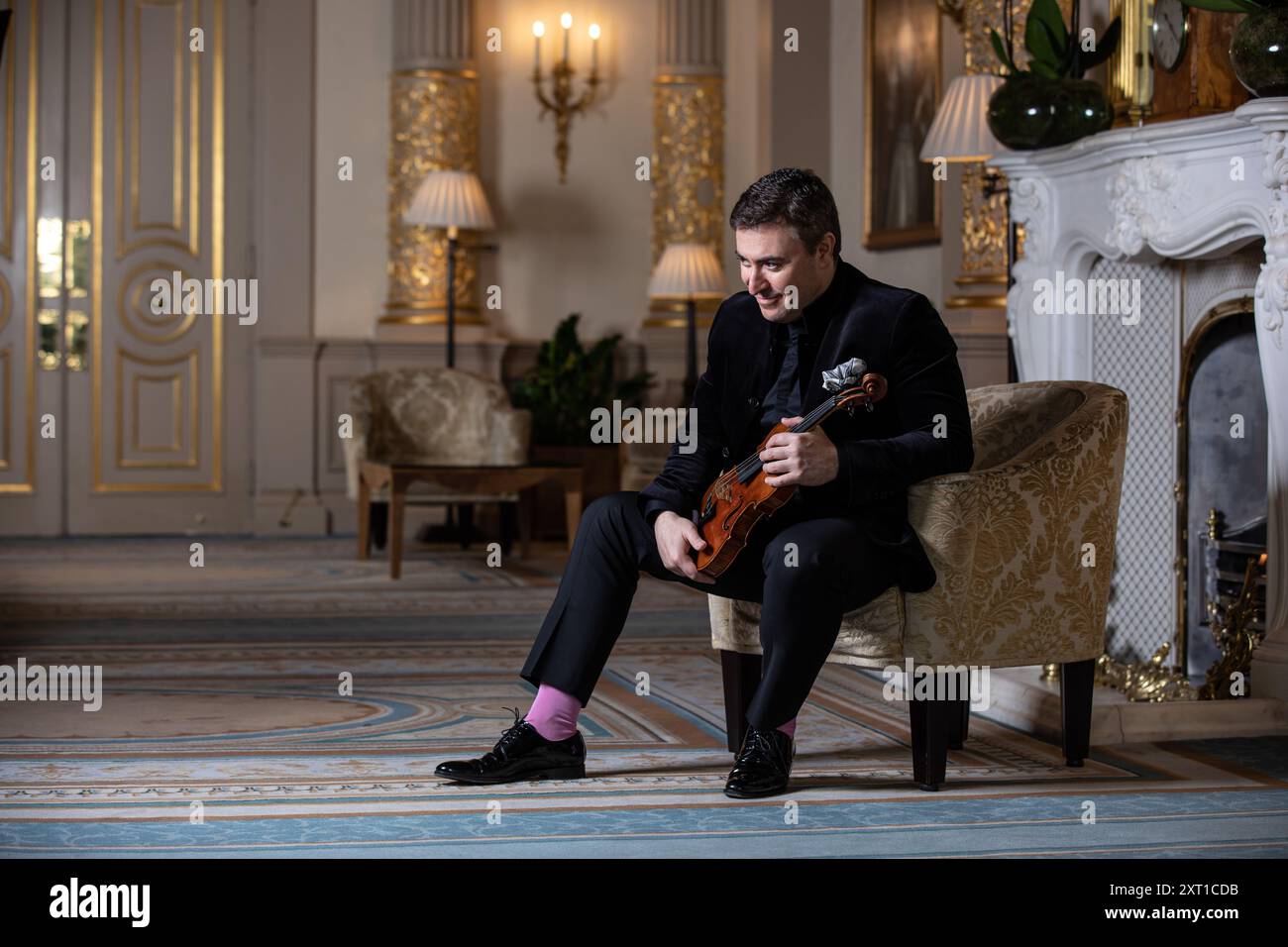 Maxim Vengerov, photographed at The Oxford & Cambridge Club, Pall Mall ...