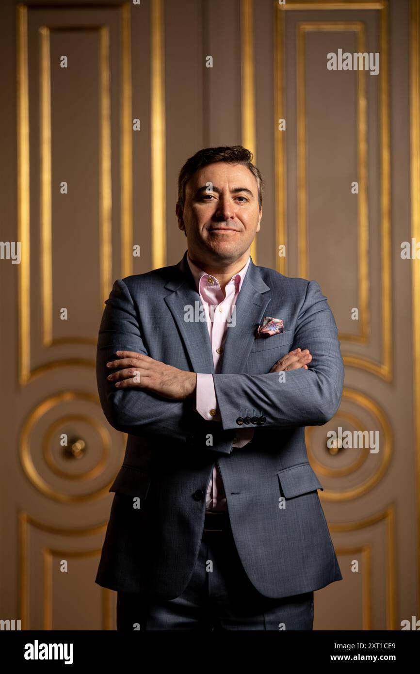 Maxim Vengerov, photographed at The Oxford & Cambridge Club, Pall Mall ...