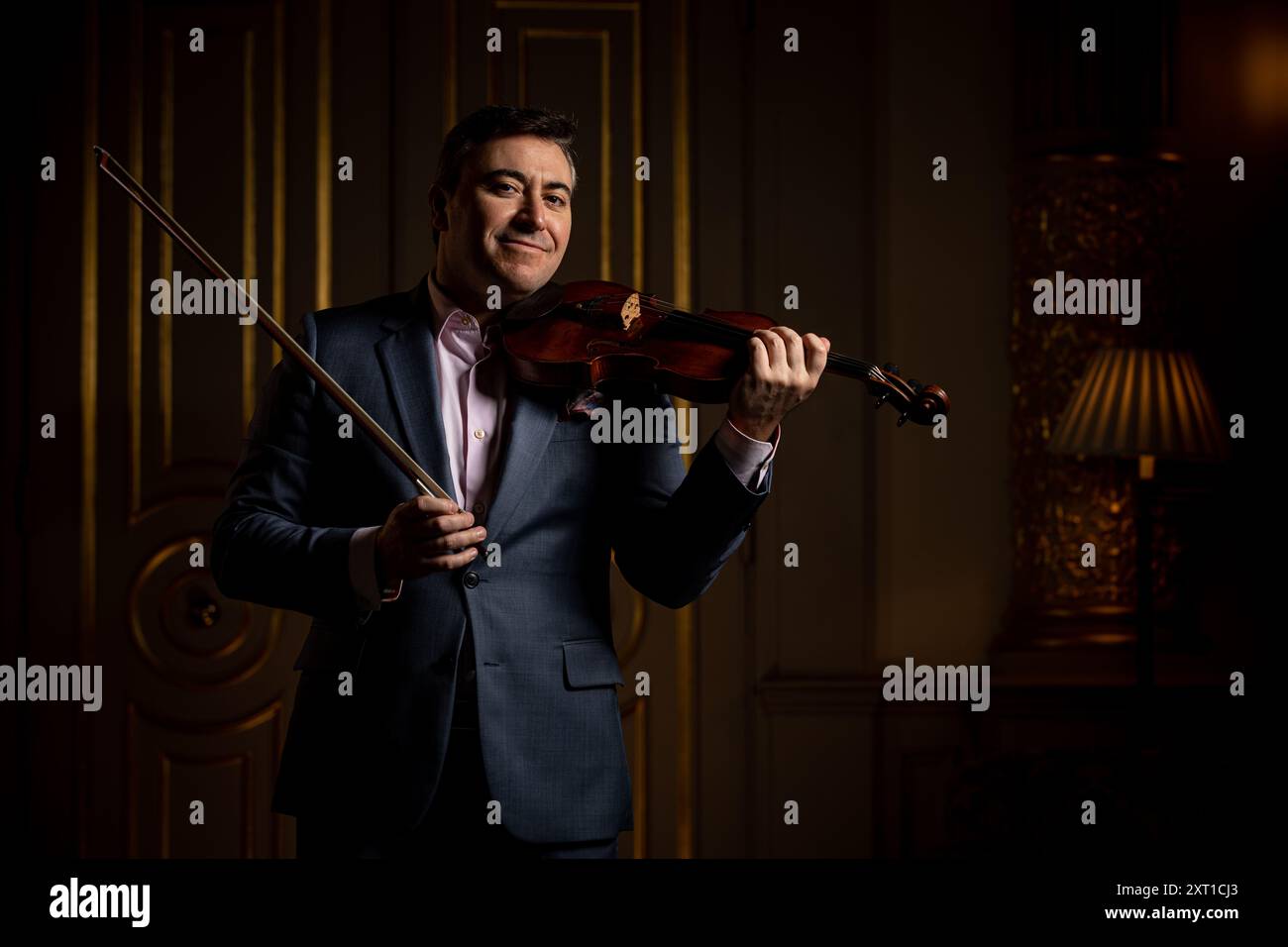 Maxim Vengerov, photographed at The Oxford & Cambridge Club, Pall Mall ...