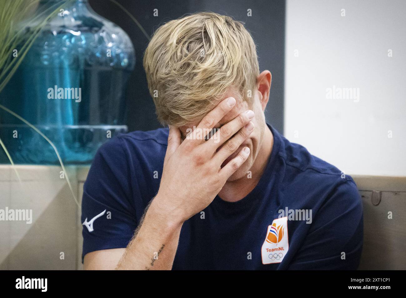 THE HAGUE - Steven van de Velde during a press moment at the European ...