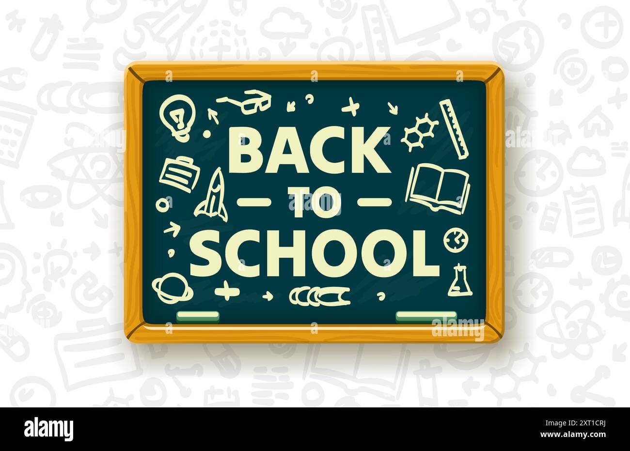 Flat lay school Stock Vector Images - Alamy