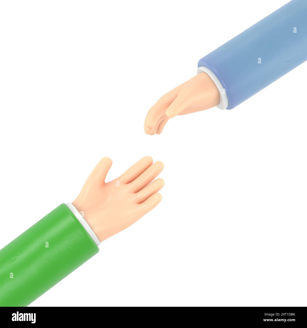 Cartoon Gesture Icon Mockup.Helping hand of god. Gesture hand concept ...