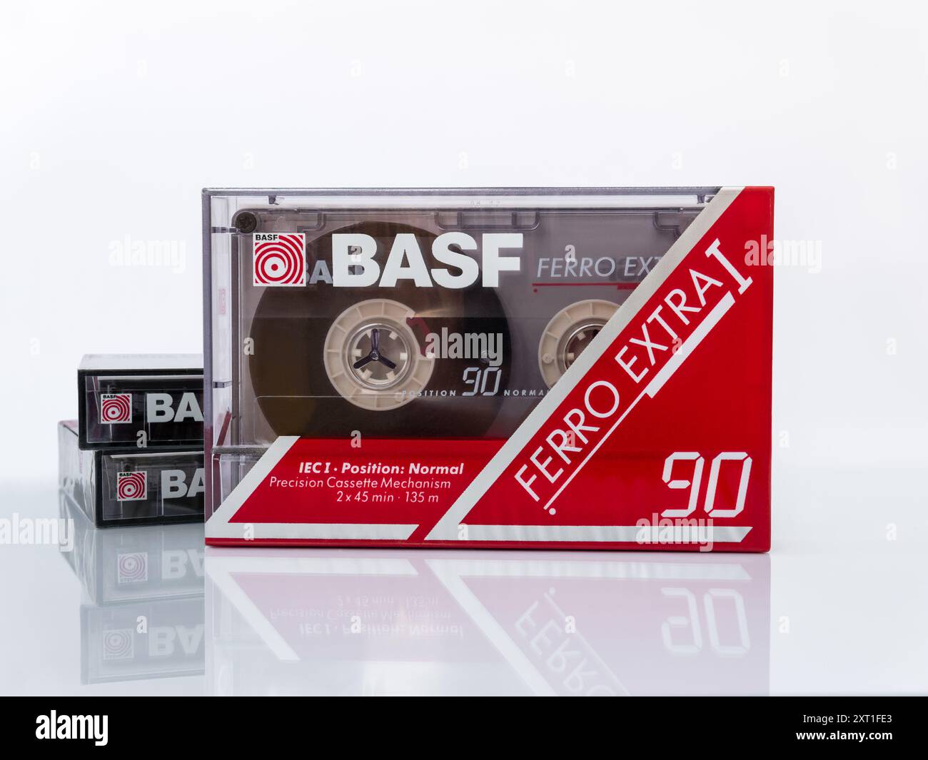Audio cassettes BASF FERRO EXTRA I 90 sealed in original packaging ...