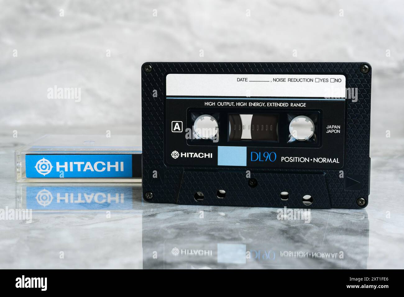 Audio cassette on table hi-res stock photography and images - Alamy