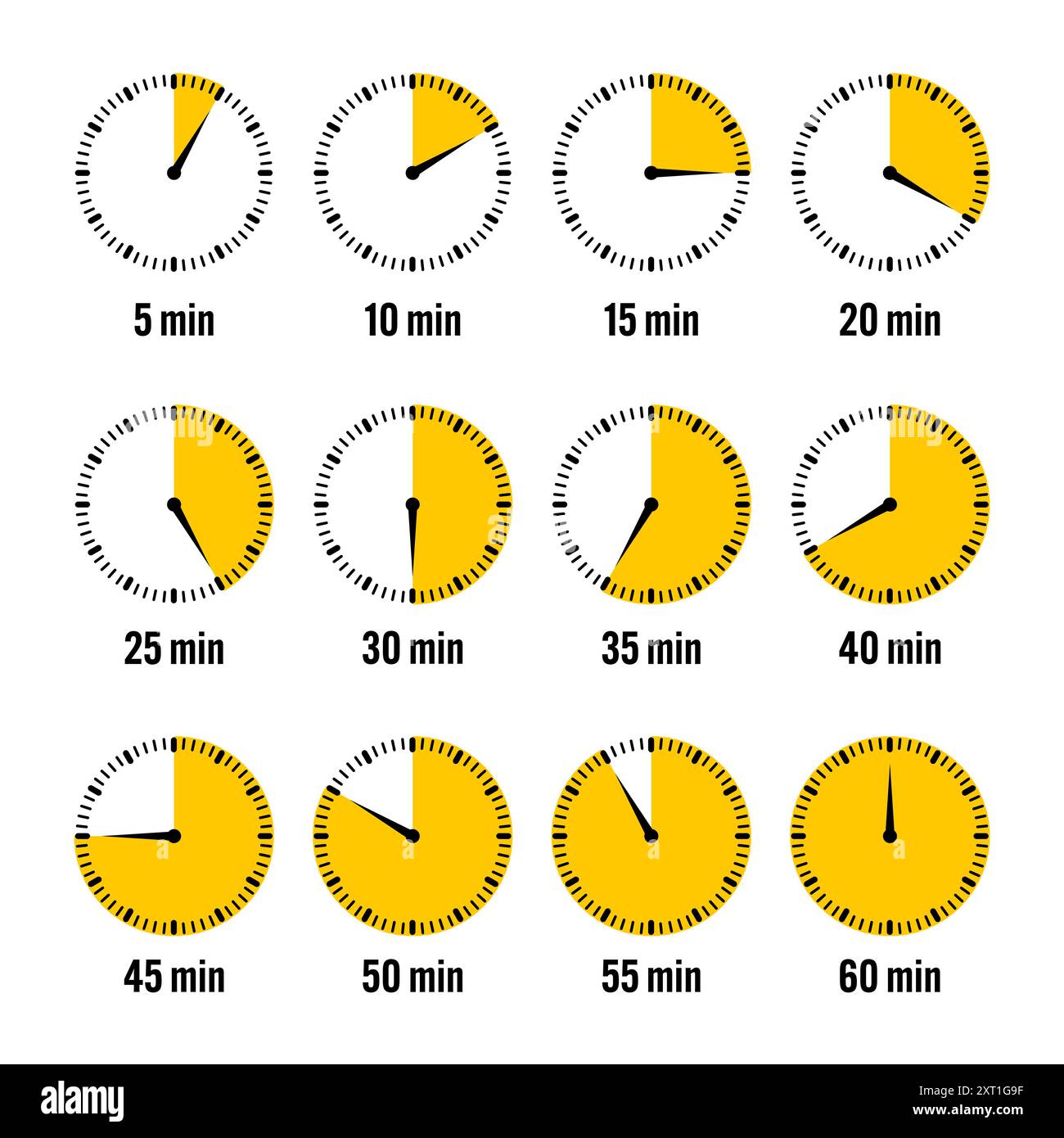 Simple stopwatch icons. Colorful chronometer, time counter with dial ...