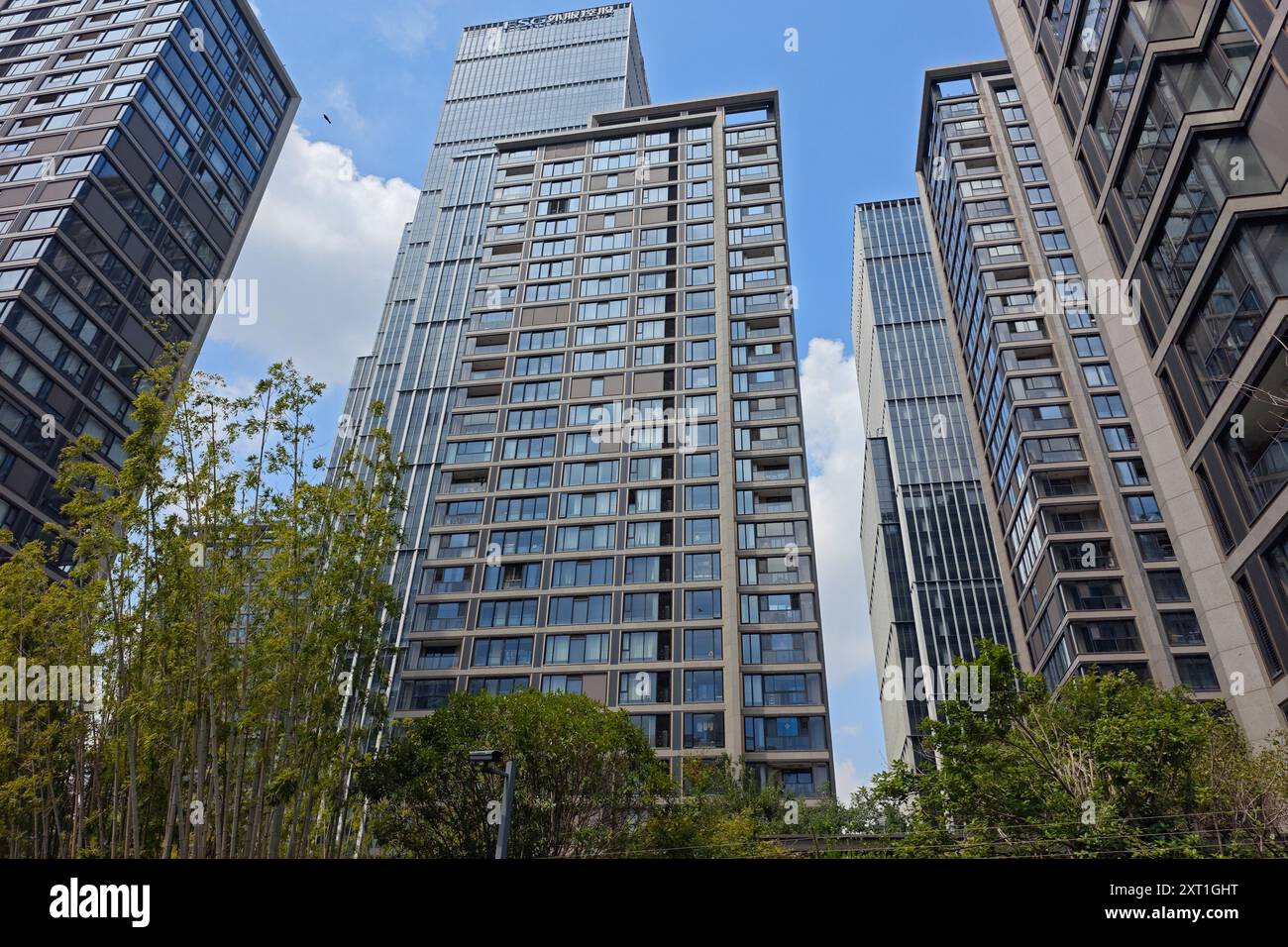 SHANGHAI, CHINA - AUGUST 13, 2024 - The Heiper Bund (Hysun), a luxury ...