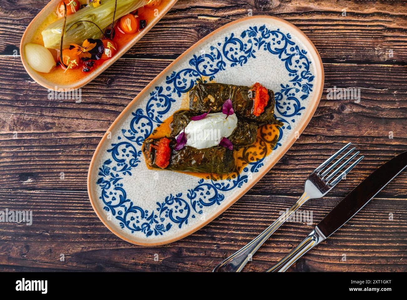 Turkish Dolma (sarma) stuffed vine leaves from Turkish traditional ...