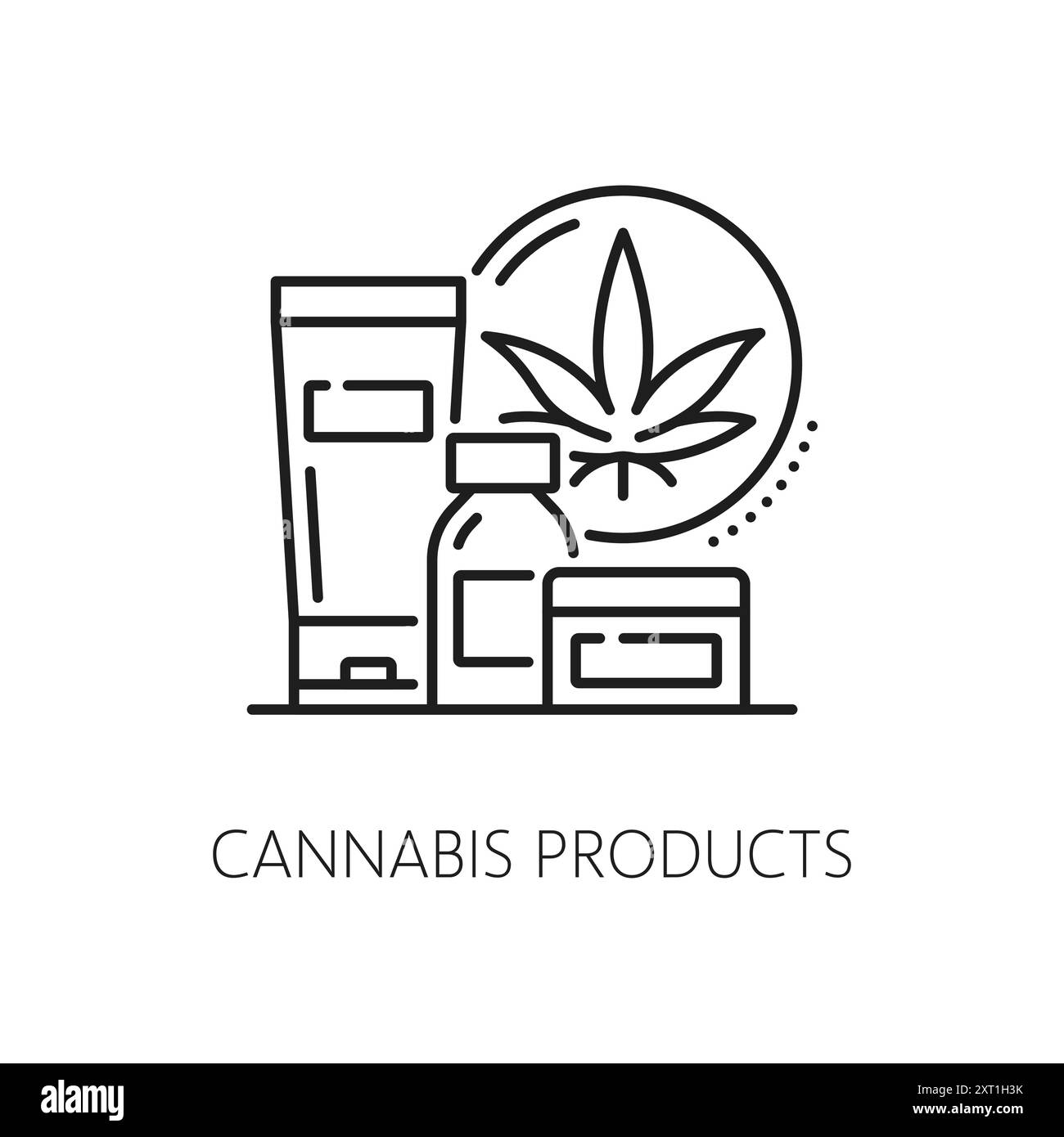 Cannabis dispensary jars Stock Vector Images - Alamy