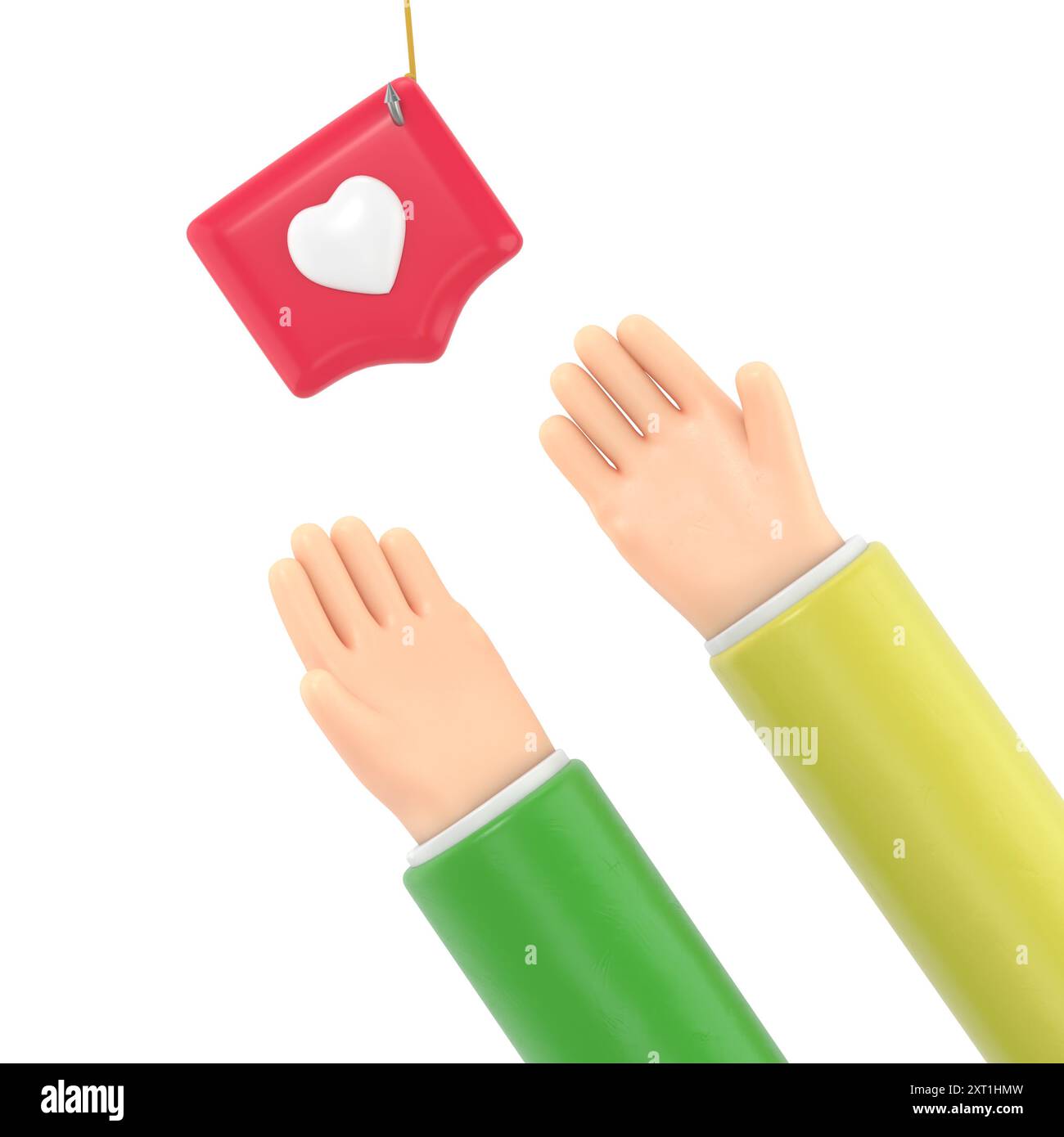 Lure hand gesture hi-res stock photography and images - Alamy