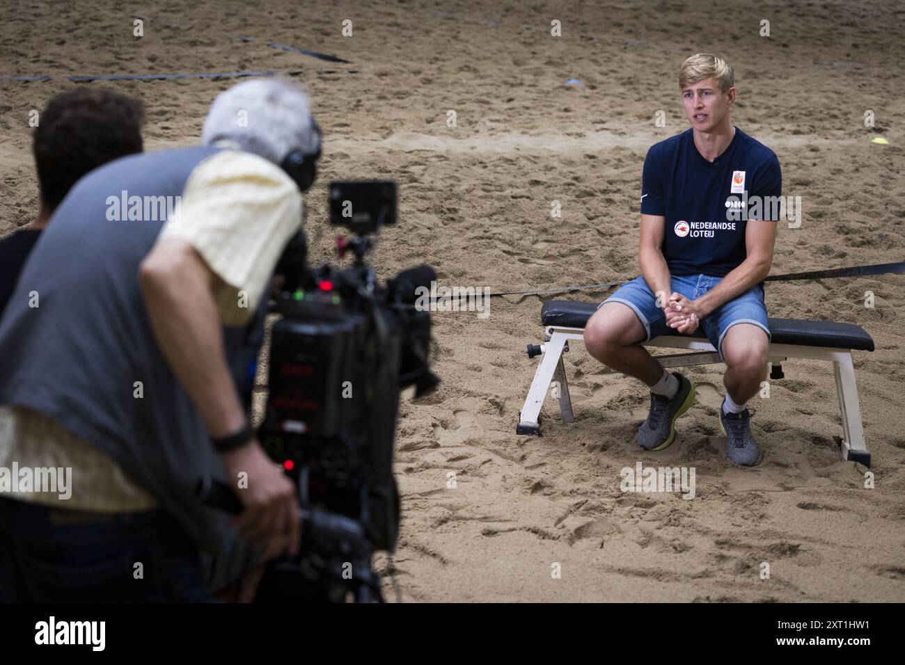 THE HAGUE - Steven van de Velde during a press moment at the European ...