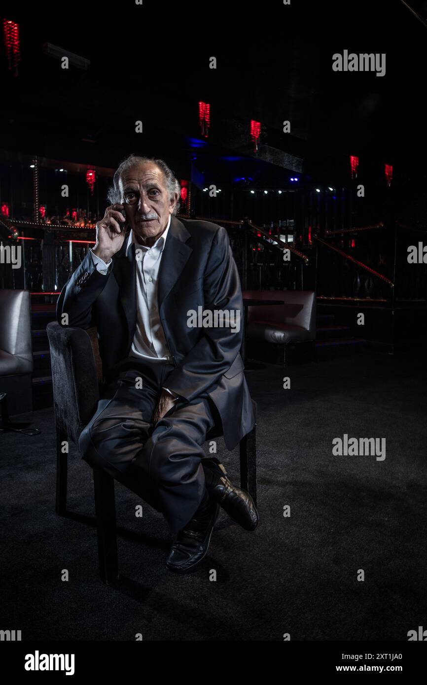 Oscar Owide, former owner of the Windmill Club, London Stock Photo - Alamy