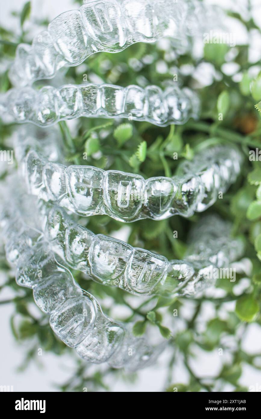 Invisalign braces invisible retainer hi-res stock photography and ...