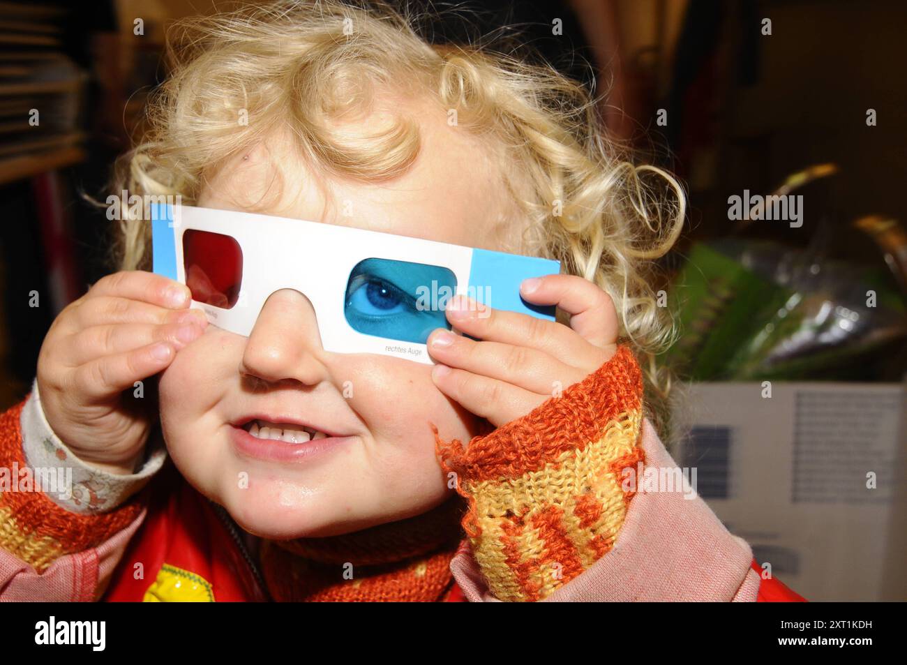 eye examination at the ophthalmologist, checking the eyesight with a ...