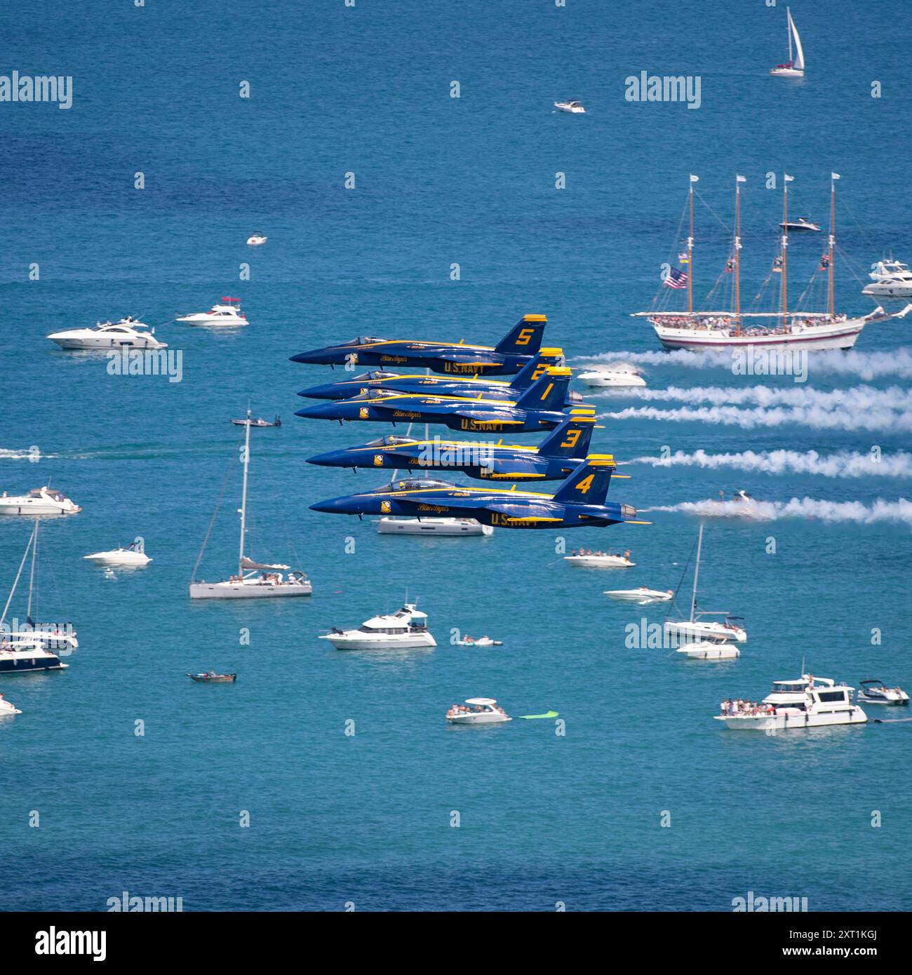 August 11, 2024: The U.S. Navy Flight Demonstration Squadron Blue ...