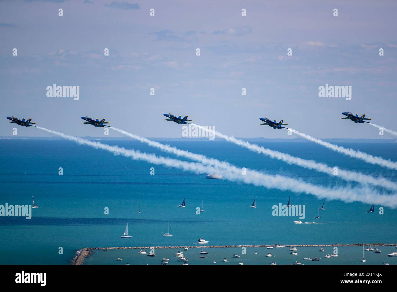 August 10, 2024: The U.S. Navy Flight Demonstration Squadron Blue ...