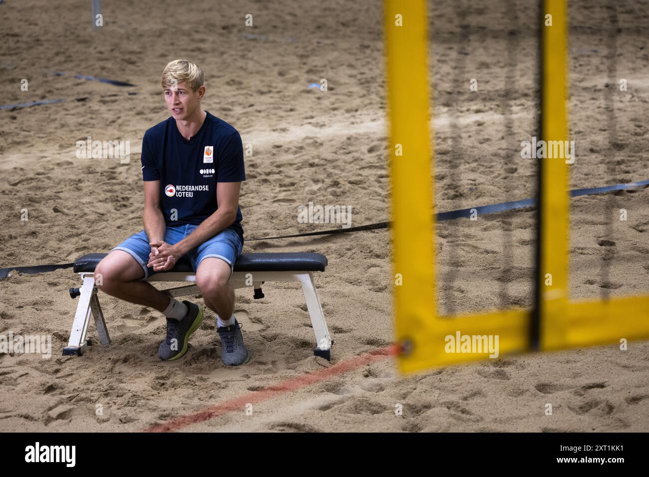 THE HAGUE - Steven van de Velde during a press moment at the European ...