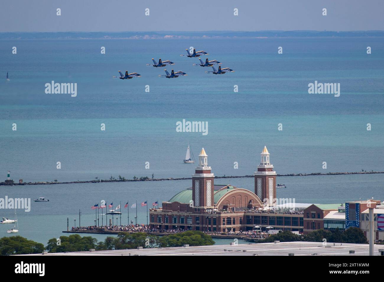August 09, 2024: The U.S. Navy Flight Demonstration Squadron Blue ...