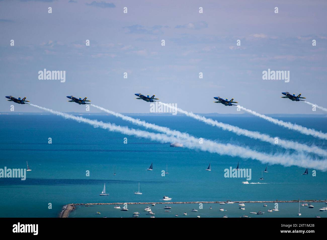 August 10, 2024: The U.S. Navy Flight Demonstration Squadron Blue ...