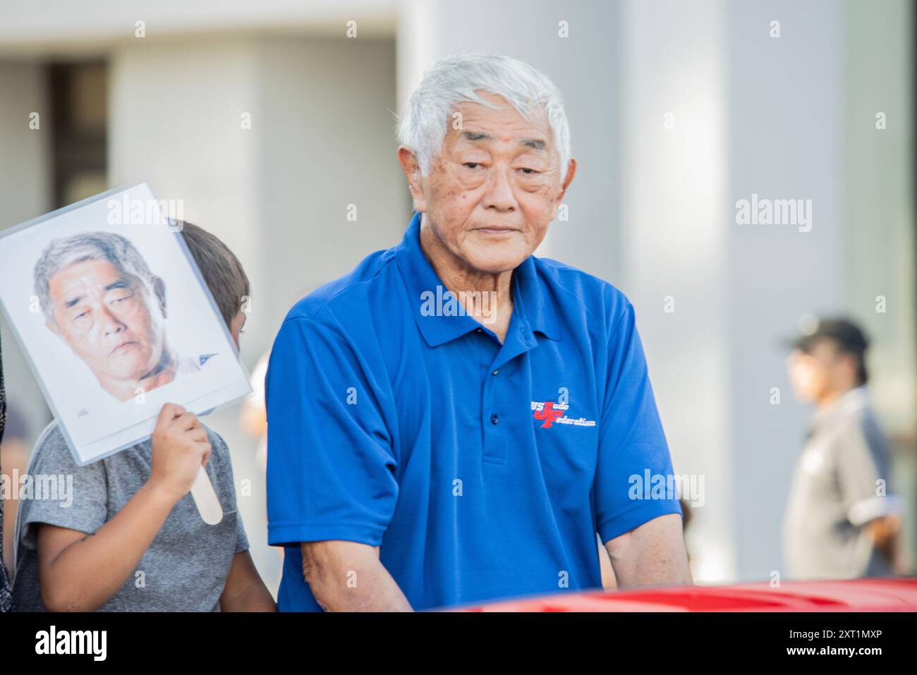 In the picture Hayward Nishioka, pioneer of Judo in Los Angeles ...