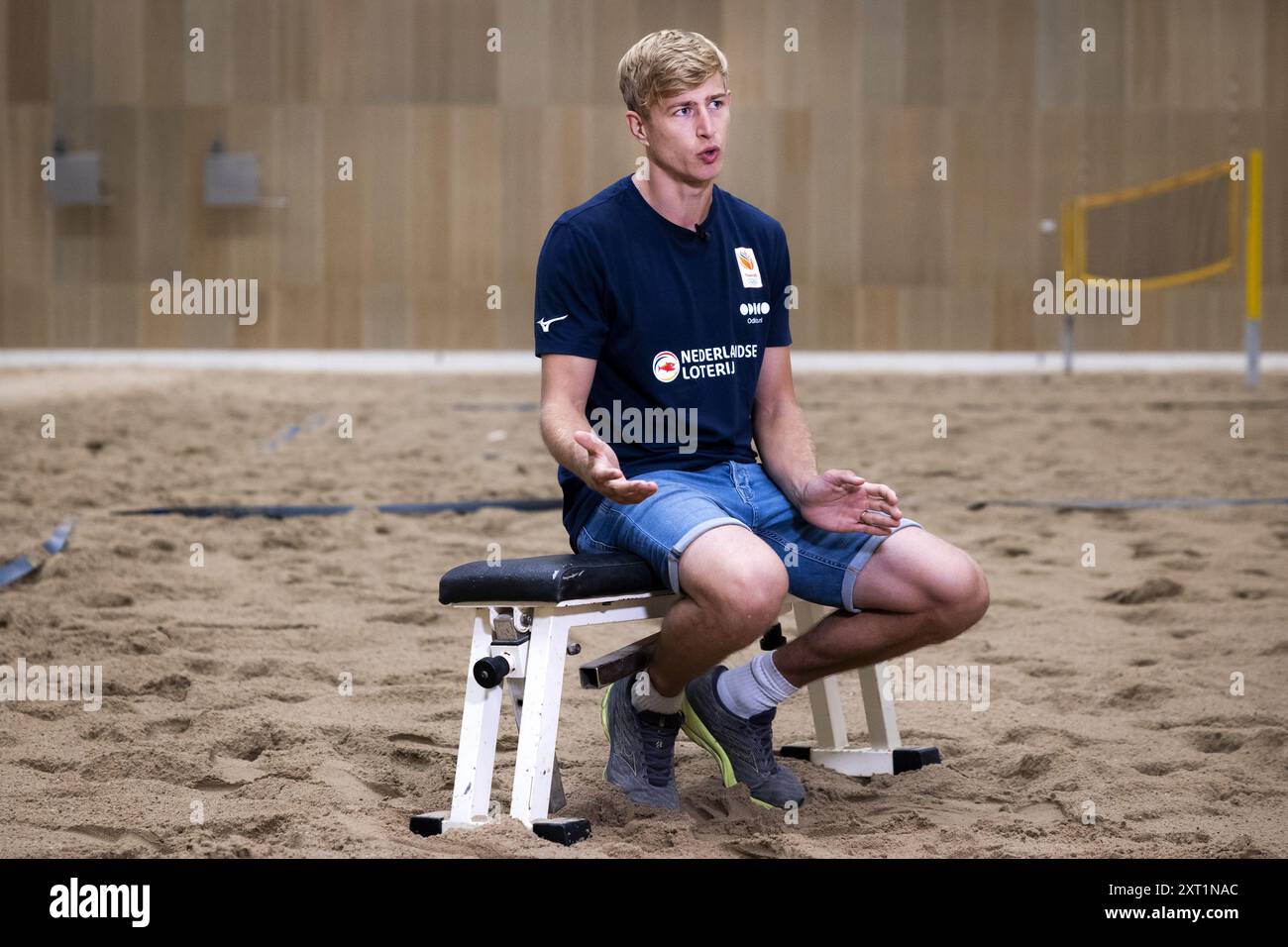 THE HAGUE - Steven van de Velde during a press moment at the European ...