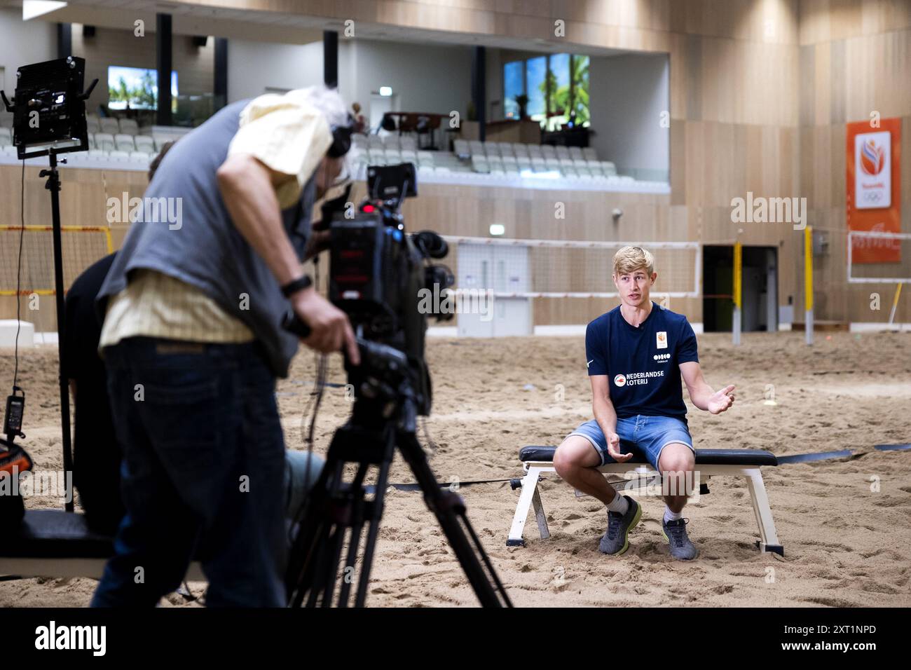 THE HAGUE - Steven van de Velde during a press moment at the European ...
