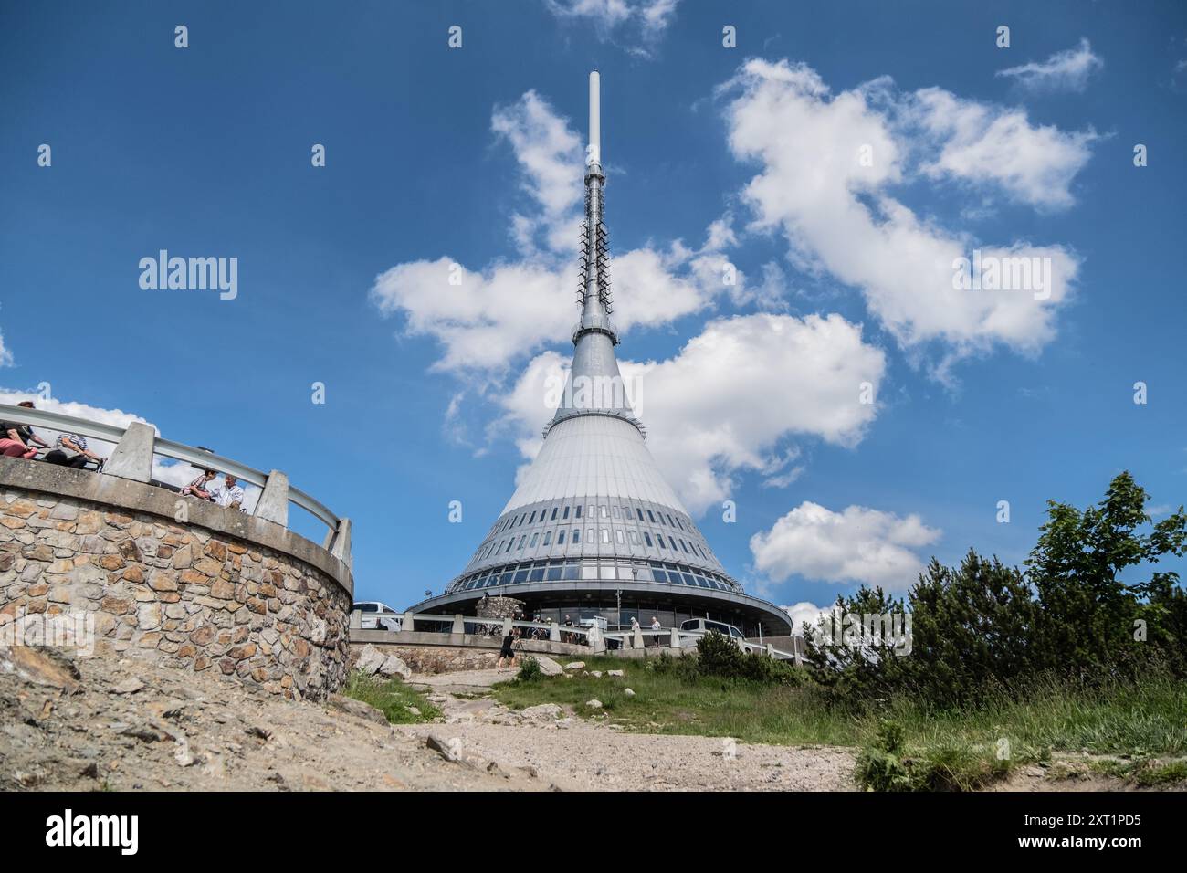 Jested Tower in Liberec, Czech Republic, June 18, 2024. The building has been a national ...